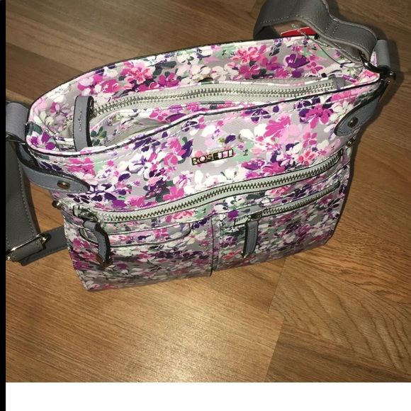 Rosetti | Bags | Rosetti Floral Crossbody Bag Purse Multi Pockets ...